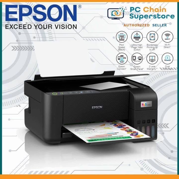 Epson EcoTank L3250 All in One (Print / Scan / Copy) w/ WiFi ...