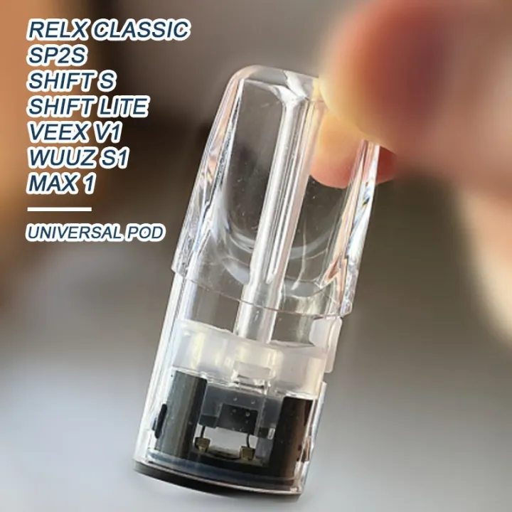Empty Pods Universal Vaper Accessories Relx Classic Shift Lite Shift S Wuuz S1 Veex V1 Max 1 ...