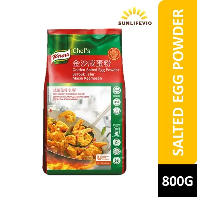 KNORR GOLDEN SALTED EGG POWDER |SERBUK TELUR MASIN HALAL| 咸蛋黄粉 800GM ...