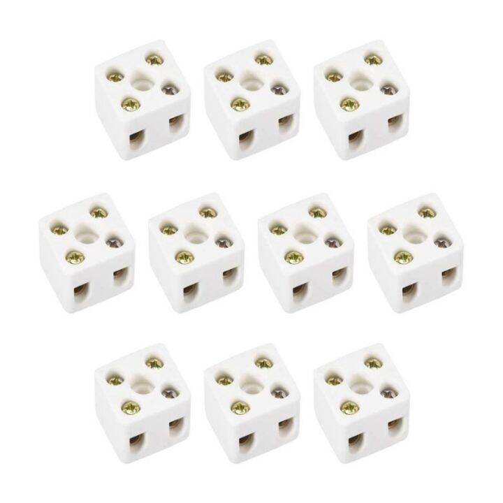 [HOT PZKLXASUUZIC 120] 2 Way Ceramic Cable Terminal Blocks High Temp ...