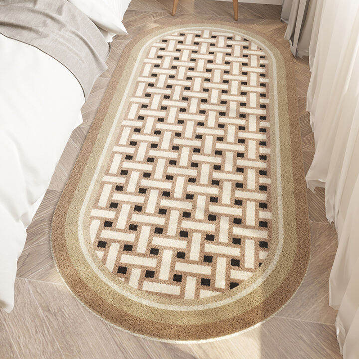 REENET ผ้าห่มกันลื่นสำหรับห้องนอนที่รองพรมบนพื้นบ้านพรมสุดนุ่มขนแกะ ...