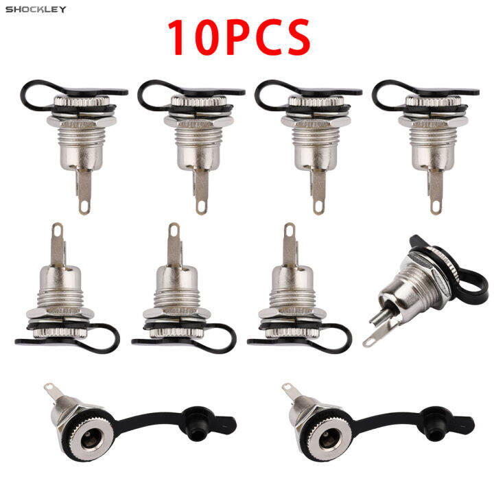 Shockley Female DC Threaded Barrel Jack Panel Adapter 5.5mm x 2.1mm ...