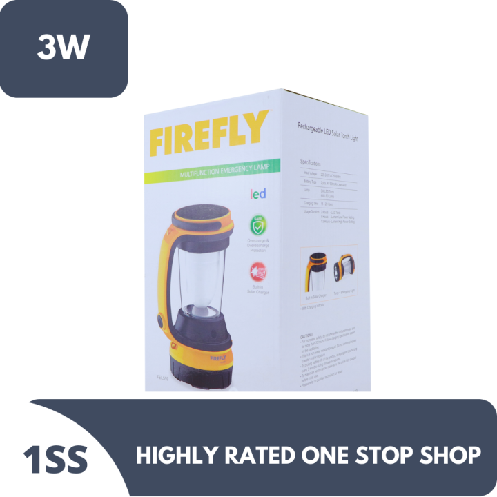 Firefly Rechargeable Torch 3W | Lazada PH