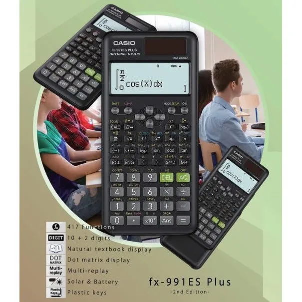 100% Original Casio FX-991ES Plus Scientific Calculator Classwiz (FX ...