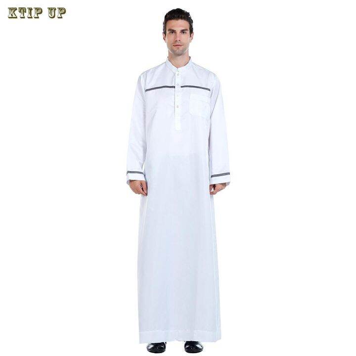 Pakistan Dubai Abaya Men Muslim Long Dress New Qamis Man Caftan Robes ...