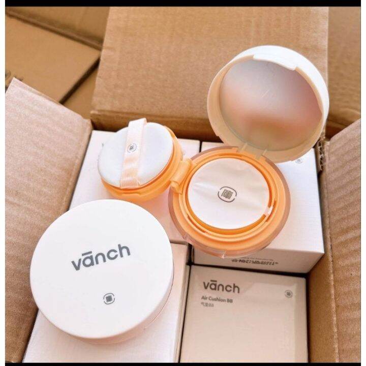 แป้งคุชั่นหน้าฉ่ำวาว ผิวกลาง ตลับขาวVanch | Lazada.co.th