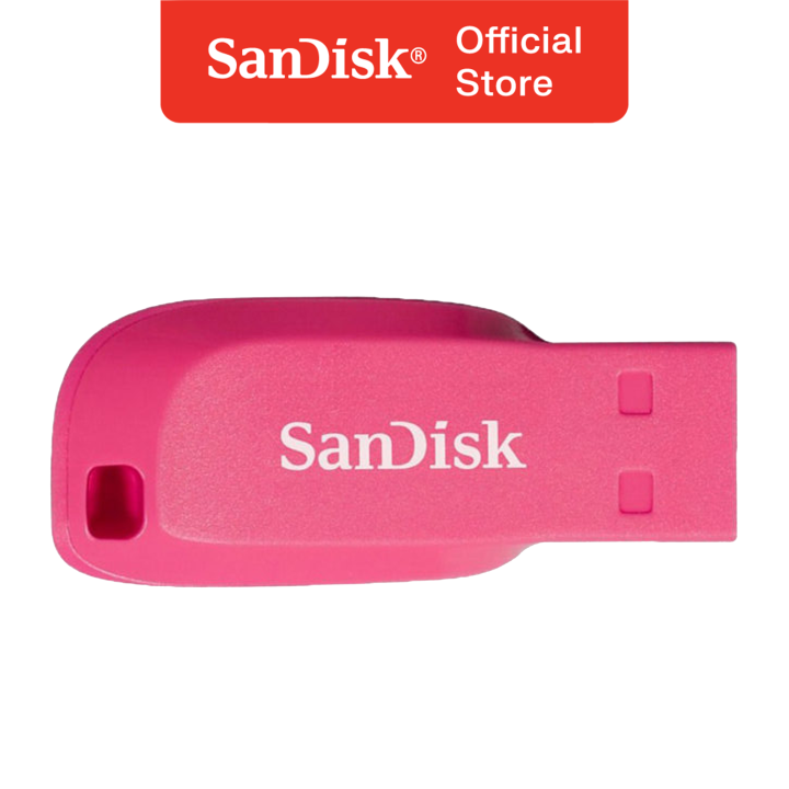 SanDisk SDCZ50C-032G Cruzer Blade 32GB Flash Drive (Electric Pink ...