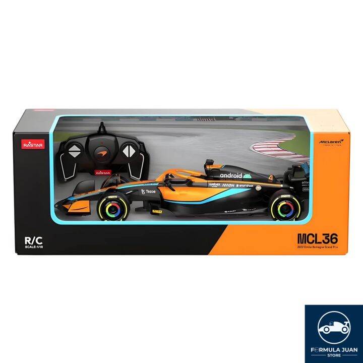 McLaren Remote Control Car 1:18 MCL36 Lando Norris (Official F1 Merch ...