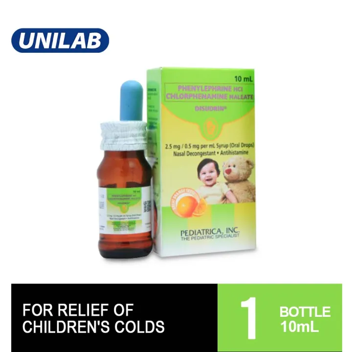 Disudrin 10mL Drops For the relief of Children's colds | Lazada PH