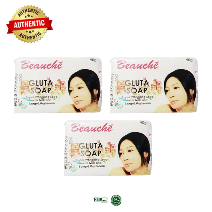 ORIGINAL Beauche Gluta Soap 90g 3pcs | Lazada PH