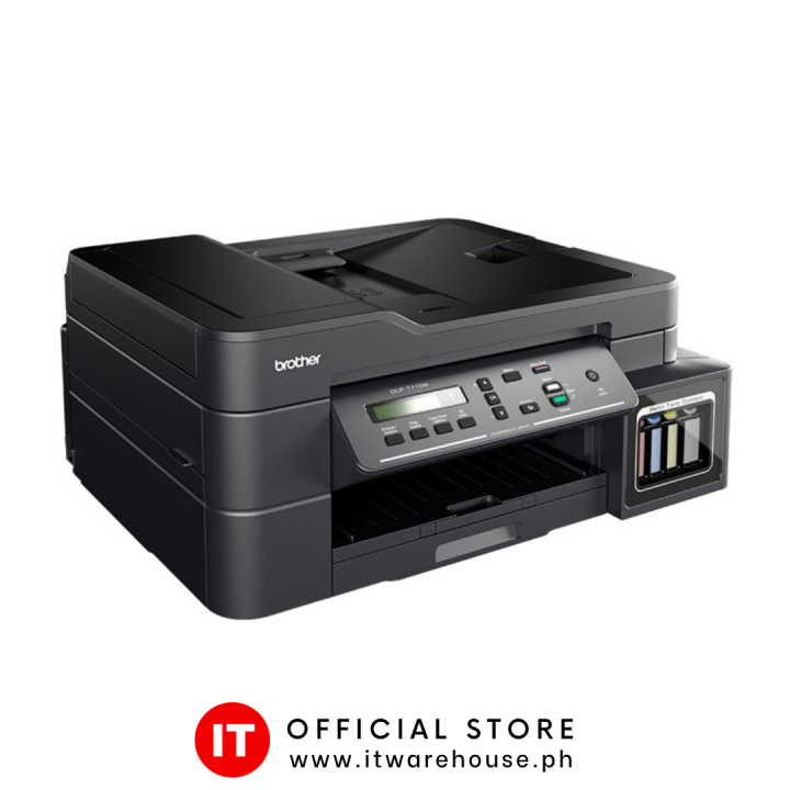 Brother DCP T710W PRINTER with SCAN and XEROX (3 in 1) - T710 Refill Tank System Printer Wifi ...
