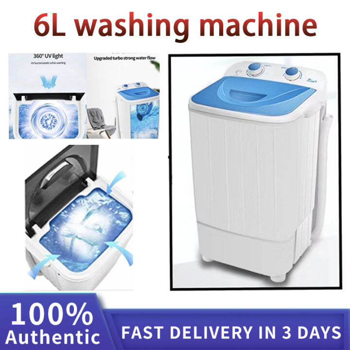 SINGLE 6L New Automatic Portable Washing Machine Machines On Hand Cod ...