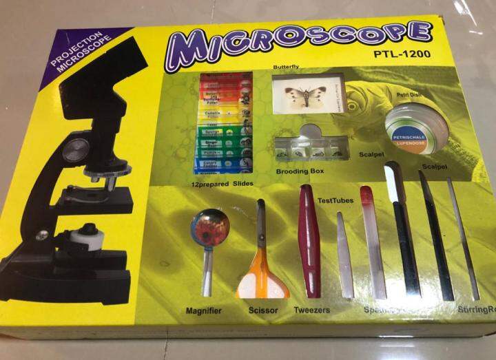 Child Kid Scientist Microscope Set Experiment Education Discovery Toy ...