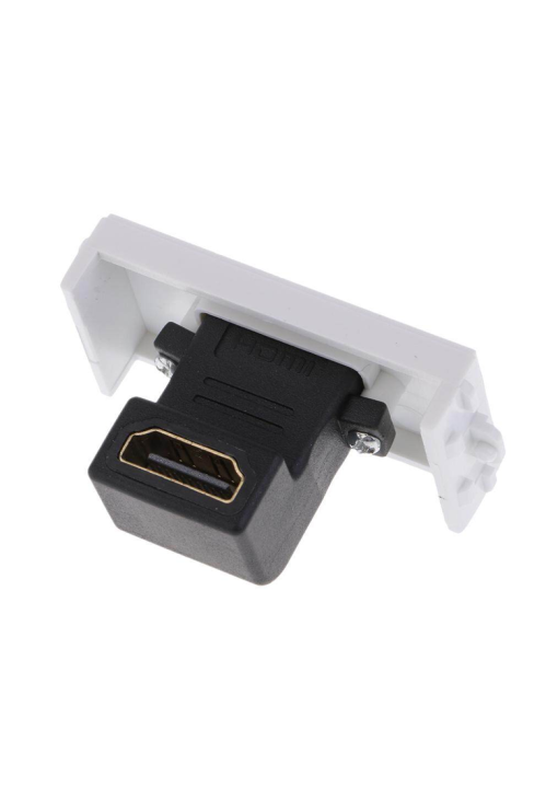 Optimus HDMI Wall Outlet 23x36mm Back Side HDMI L Socket Model | Lazada PH