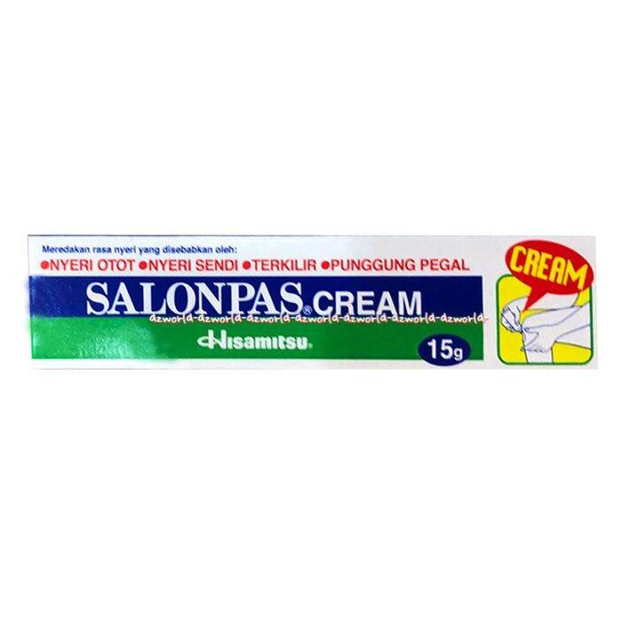 Salonpas Cream 15gr Salep Cream Untuk Nyeri Otot Sendi Terkilir Keseleo ...