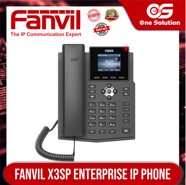 Fanvil X3SP IP PHONE Main Screen 320×240 2.4”Color-screen DDS Keys 2 ...