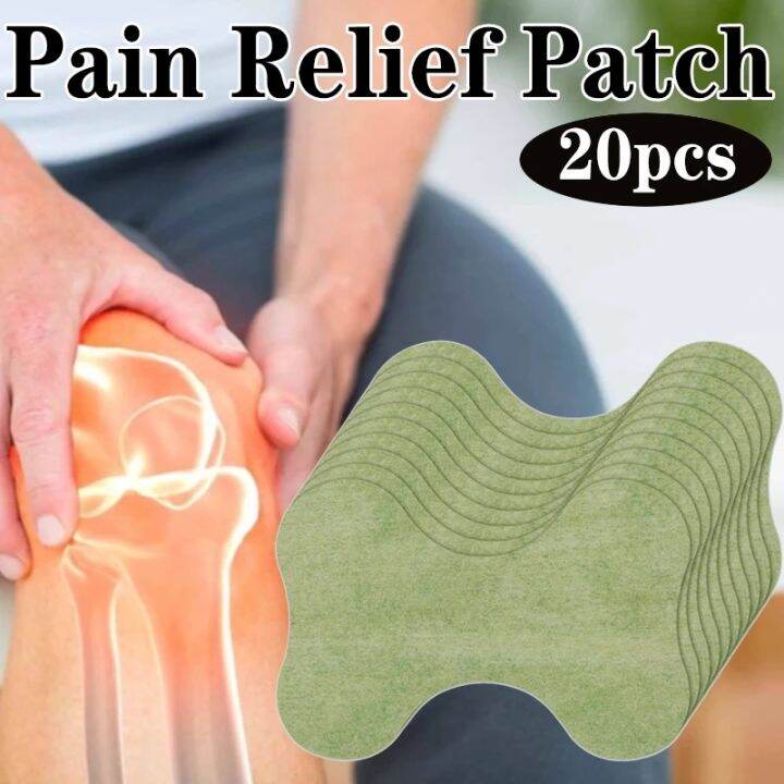 🔥Hot🔥10/20pcs Knee Pain Relief Patches Wormwood Extract Stickers Joints ...