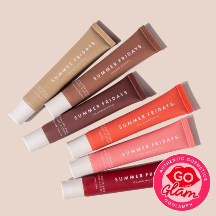 SUMMER FRIDAYS Lip Butter Balm Authentic Vanilla Poppy Vanilla Beige ...