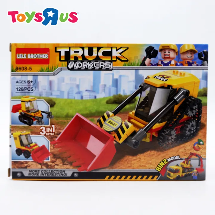 Lele Brother Building Blocks 8608-5 Truck Workers Loader (126 pcs ...
