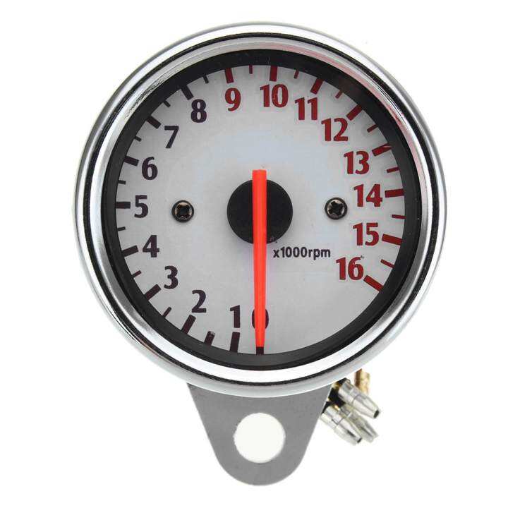 2 4 Stroke Motorcycle Mechanical Tachometer Gauge 16000 RPM Waterproof ...