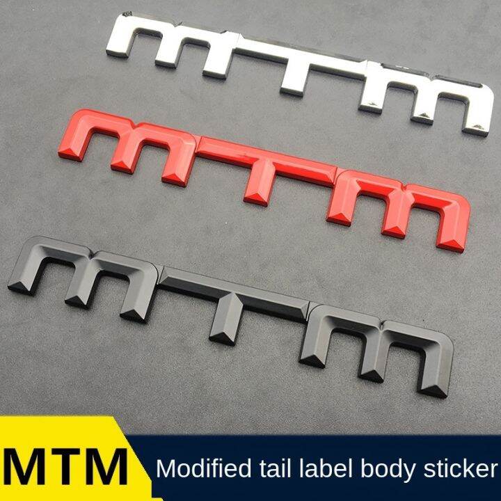 NEW Automotive 3D metal stickersCar Mtm Metal Tail Label Car Sticker ...
