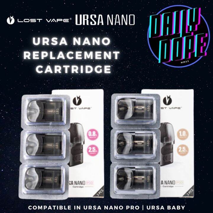 VAPE {Legit} Ursa Nano Pro Cartridge 2.8ml Ursa Nano Cartridge Ursa ...