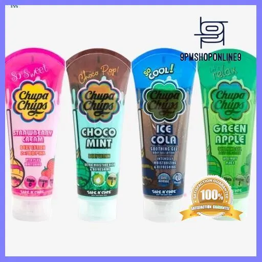 จัดส่งฟรี จัดส่งทันทีของแท้/พร้อมส่ง Chupa Chups Body Lotion 120ml ...