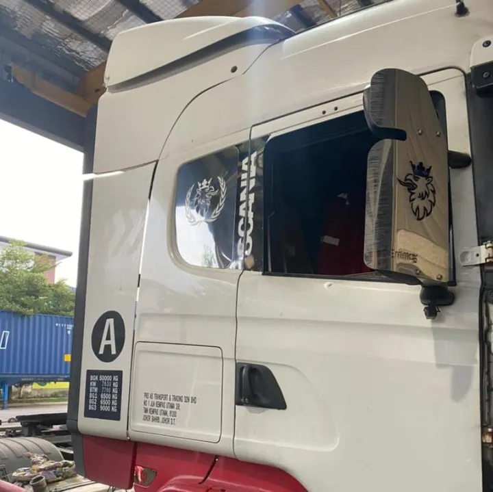 For Scania 4 / R series Chrome Bed Side Window Plate Trim 1 pcs ...