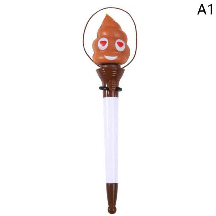 Gao Cute Funny Cartoon Toilet Poop Ballpoint Pen 0.7mm Black Ink Ball ...