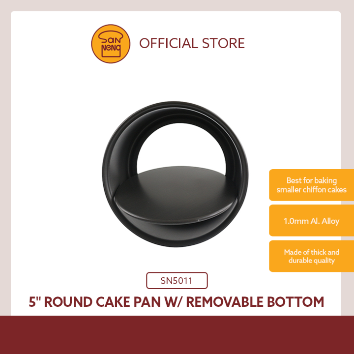 Sanneng 4 and 5 inch Round Cake Pan with Removable Buttom (SN5001 ...
