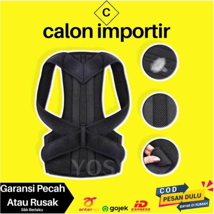 Alat Terapi Magnetik Penegak Penyangga Punggung Pembentuk Postur Tubuh ...