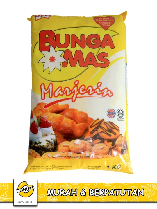 MAJERIN BUNGA MAS ORIGINAL/VANILLA FLAVOUR 1KG | Lazada