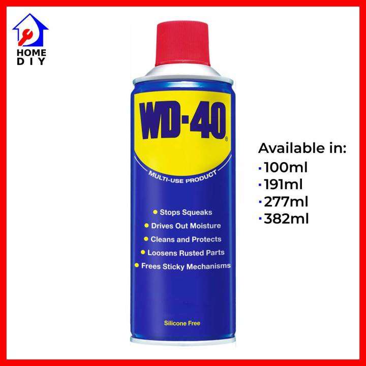 WD-40 Multi-Purpose / Multi-Use Lubricant, 4 Sizes Available (100ml ...