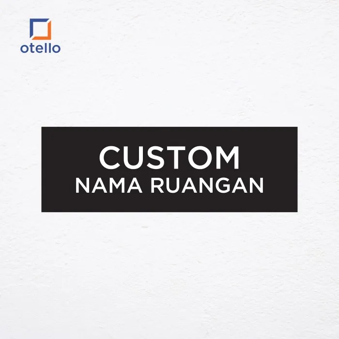 Custom Sign Board Nama Ruangan Akrilik Print Papan Nama Ruang Kantor ...