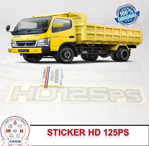 STIKER LOGO TULISAN HD125PS STICKER LABEL CANTER 125PS | Lazada Indonesia
