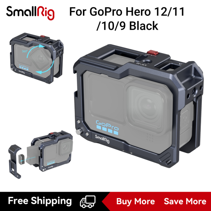 SmallRig Sport Action Camera Cage for GoPro Hero 12/11/10/9 Black 3084 ...