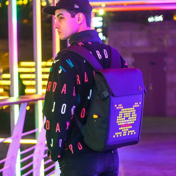 【ส่วนลด】DIVOOM Pixel Bag PIXOO BACKPACK M Bag Sling Bag V-Bag หน้าจอ ระ ...