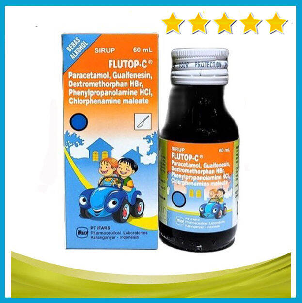 FLUTOP C SIRUP 60 ML | OBAT BATUK ANAK | OBAT DEMAM ANAK | Lazada Indonesia