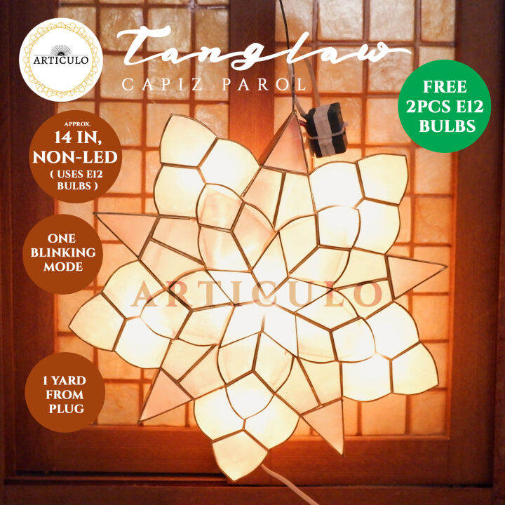 ARTICULO - TANGLAW authentic capiz parol ( star shape ) | Lazada PH