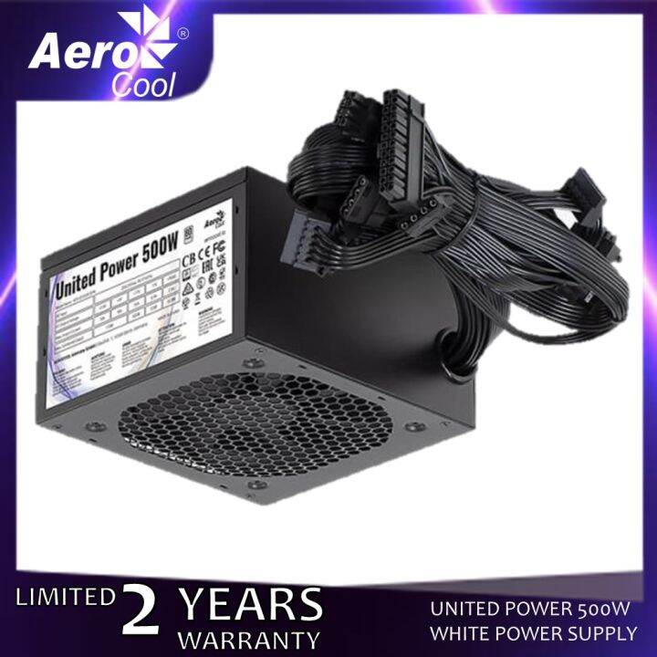AeroCool United Power 500W White Power Supply | Lazada