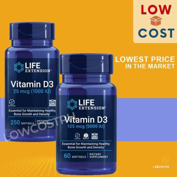 Low Cost Ph Life Extension Vitamin D3 125 Mcg 5000 Iu Vitamin D3 With 7889
