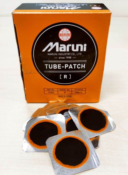 Maruni Japan Vulcanizing Tube Patch R (25mm) 100pcs/box | Lazada PH