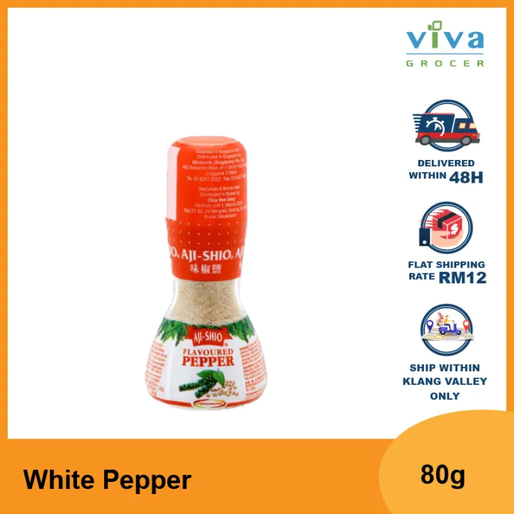 Aji-Shio Flavoured White Pepper 80g | Lazada