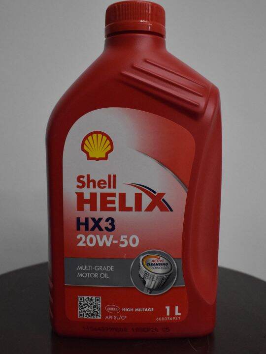 (Bundle Sale)(4 bottle) Shell Helix HX3 20w/50 1L | Lazada