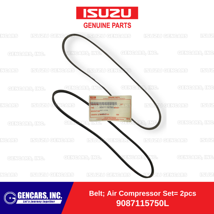 Isuzu Air Compressor Belt for Crosswind Variant (9087115750L) (Genuine ...