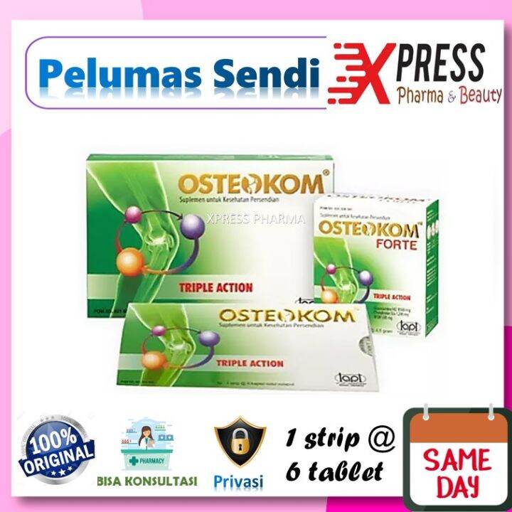 ⚡XPRESS⚡ Osteokom Vitamin Sendi Mengandung Glucosamine | Lazada Indonesia