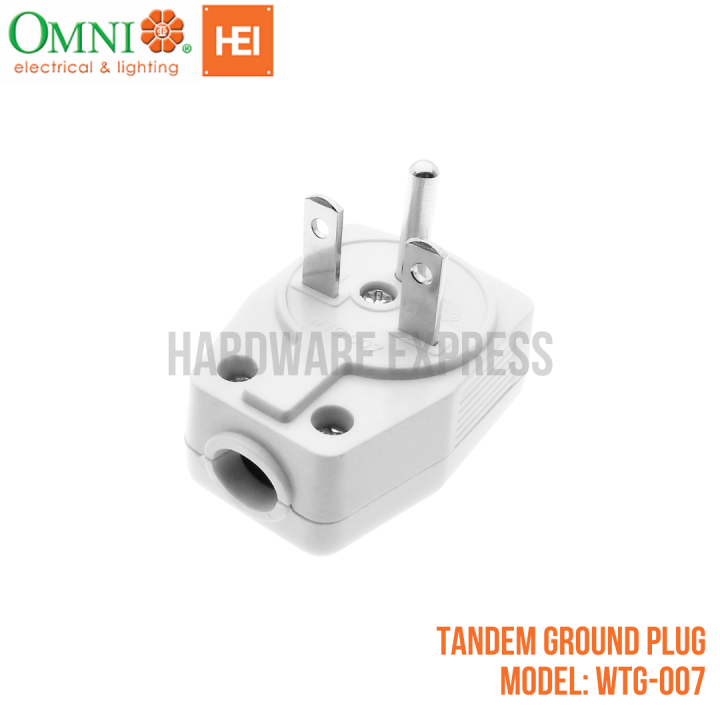 Omni Tandem Ground Plug 20A 250V WTG-007 | Lazada PH