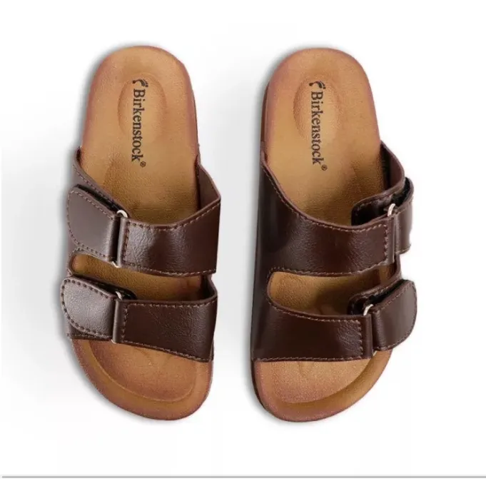 New Birkenstock Couple Sandals Velcro Strap Slides For Men And Women ...