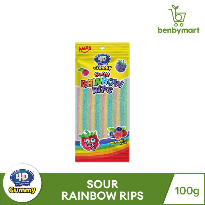 4D Gummy Sour Rips 100g | Lazada PH