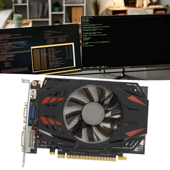 การ์ดแสดงผล GTX750TI Eguan การออกแบบพัดลมเดี่ยวระดับมืออาชีพเอาต์พุตที่ ...
